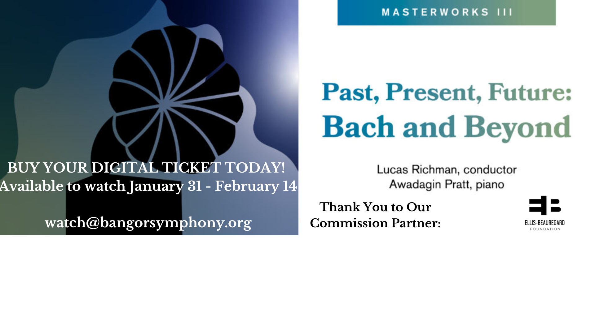 Past, Present, Future: Bach and Beyond | Bangor Symphony Orchestra