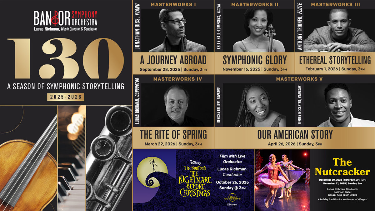 Bangor Symphony Orchestra Announces 2025–2026 Season | Bangor Symphony ...